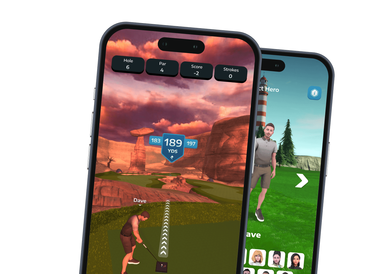 How does putting work in the app? – Golf Daddy